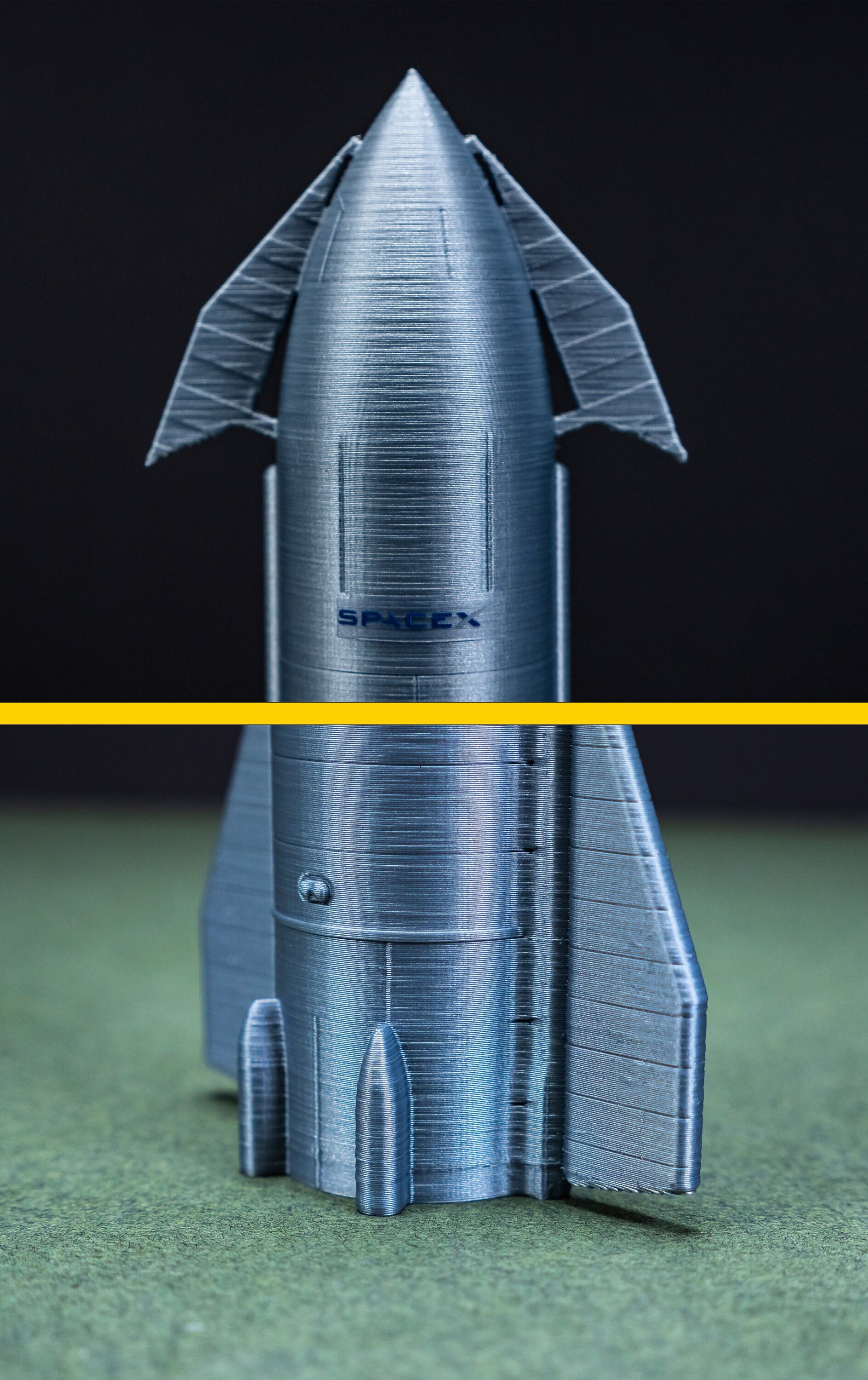 Starship MK1 Plastic Model Test Vehicle Prototype Rocket Spacex ...