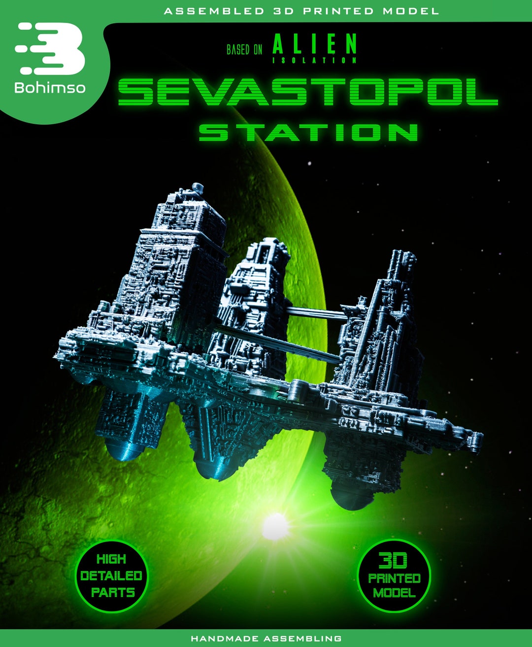 Sevastopol Station | Alien Isolation Game | Plastic Model Spaceship ...