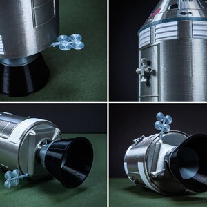 Apollo CSM | Plastic Model | Rocket | Nasa | Scale 1:48 | Spacecraft ...