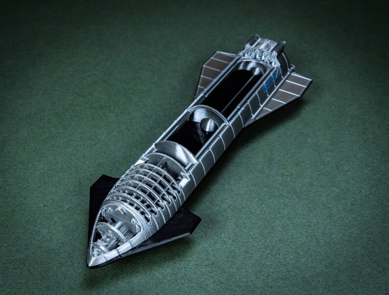 Starship Cutaway | Spaceship | Plastic Model | Rocket | Spacex ...