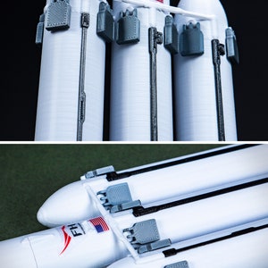 FALCON HEAVY | Plastic Model | Rocket | Spacex | NASA | Scale 1:144 ...