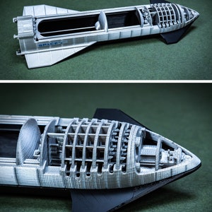 Starship Cutaway | Spaceship | Plastic Model | Rocket | Spacex ...