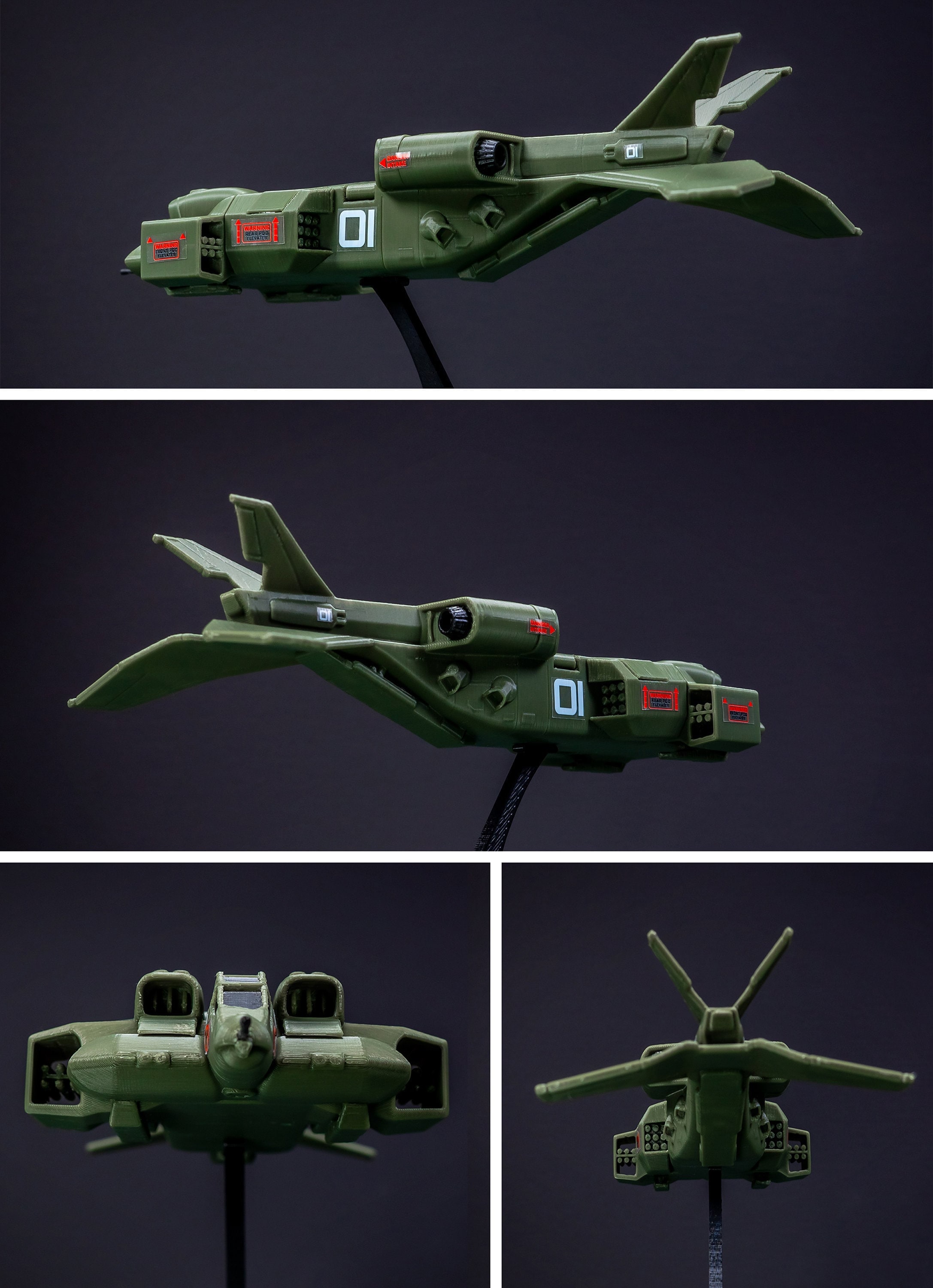 UD4 Cheyenne Aliens Dropship Aliens Alien Aliens Plastic Model 3d Print ...