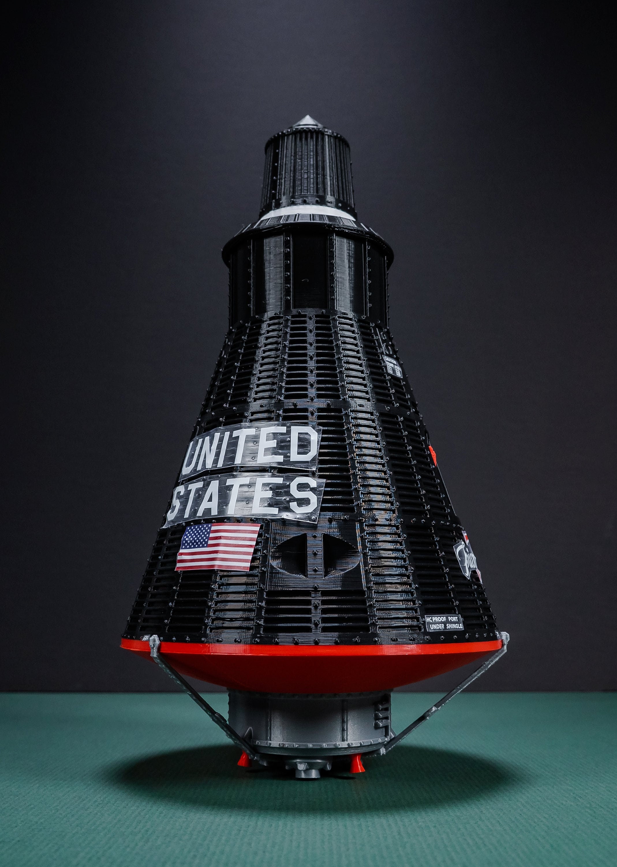 Mercury MA-6 | Friendship 7 Capsule | 11 Inch Plastic Model | Rocket ...