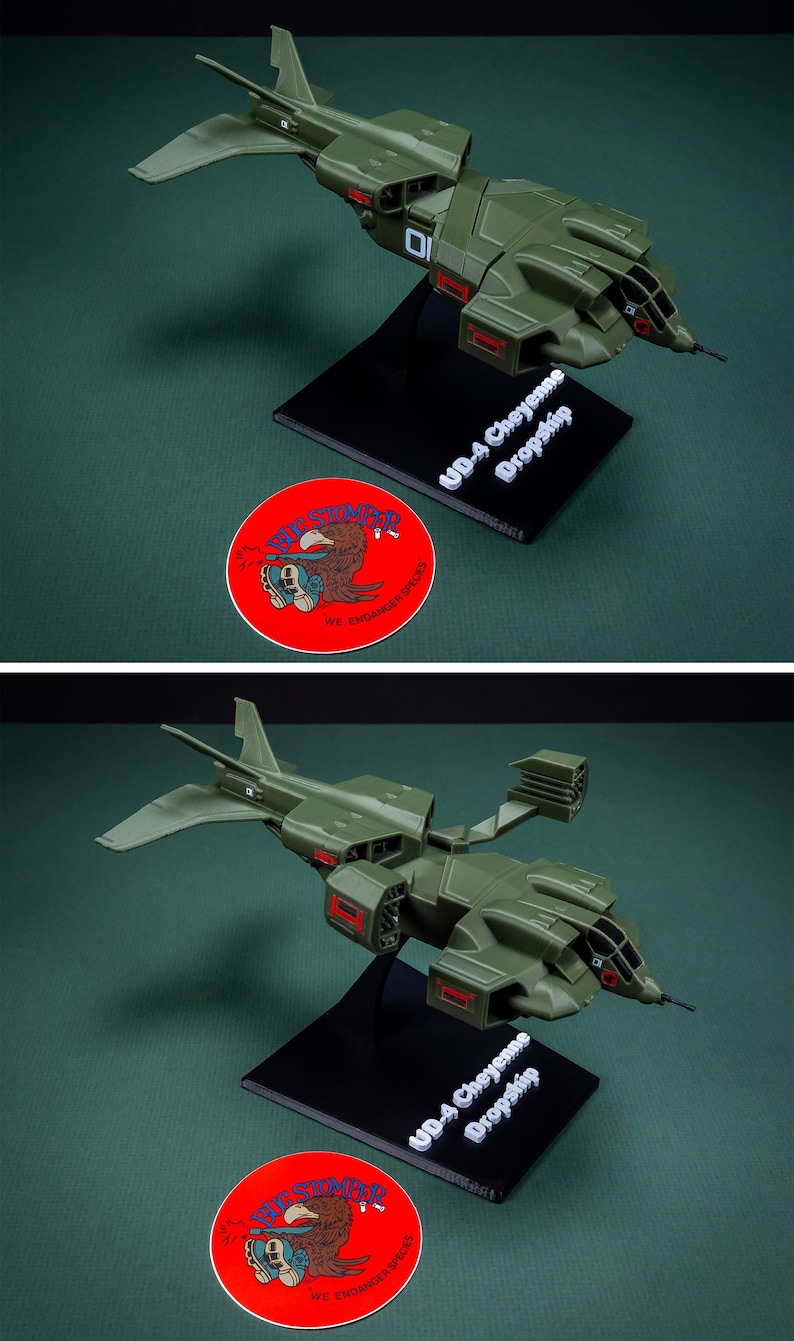 UD4 Cheyenne | Aliens Dropship | Aliens | Alien | Aliens | Plastic ...