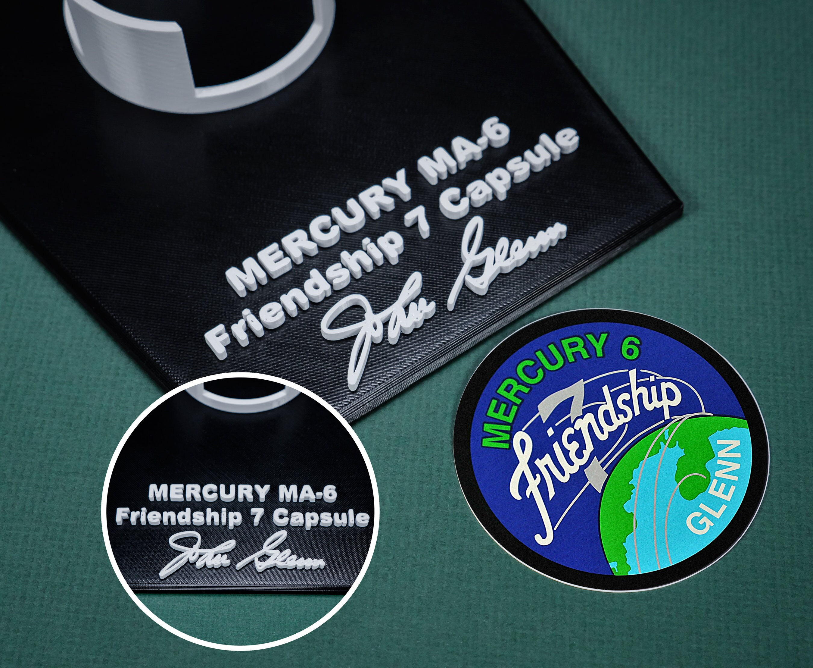 Mercury MA-6 | Friendship 7 Capsule | 11 Inch Plastic Model | Rocket ...