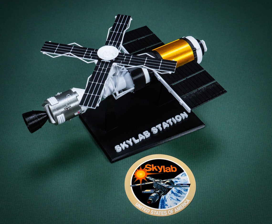 Skylab Station the First American Space Station Saturn Rocket Plastic ...