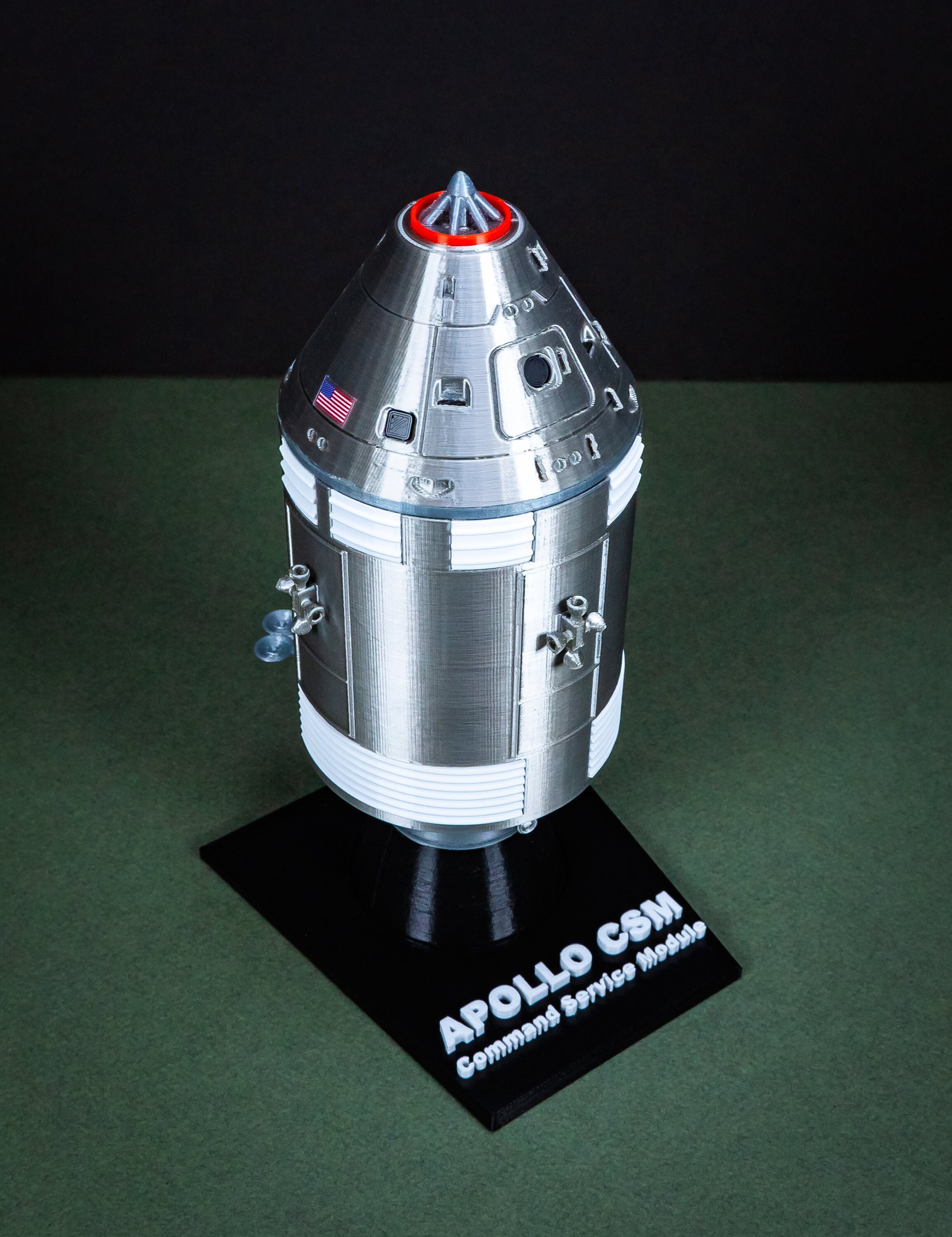 Apollo CSM Plastic Model Rocket Nasa Scale 1:48 Spacecraft 3d Printing ...