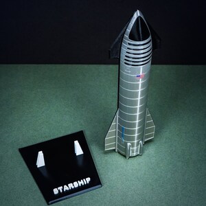Starship Spaceship Basic | Plastic Model | Rocket | Spacex | Spacecraft ...