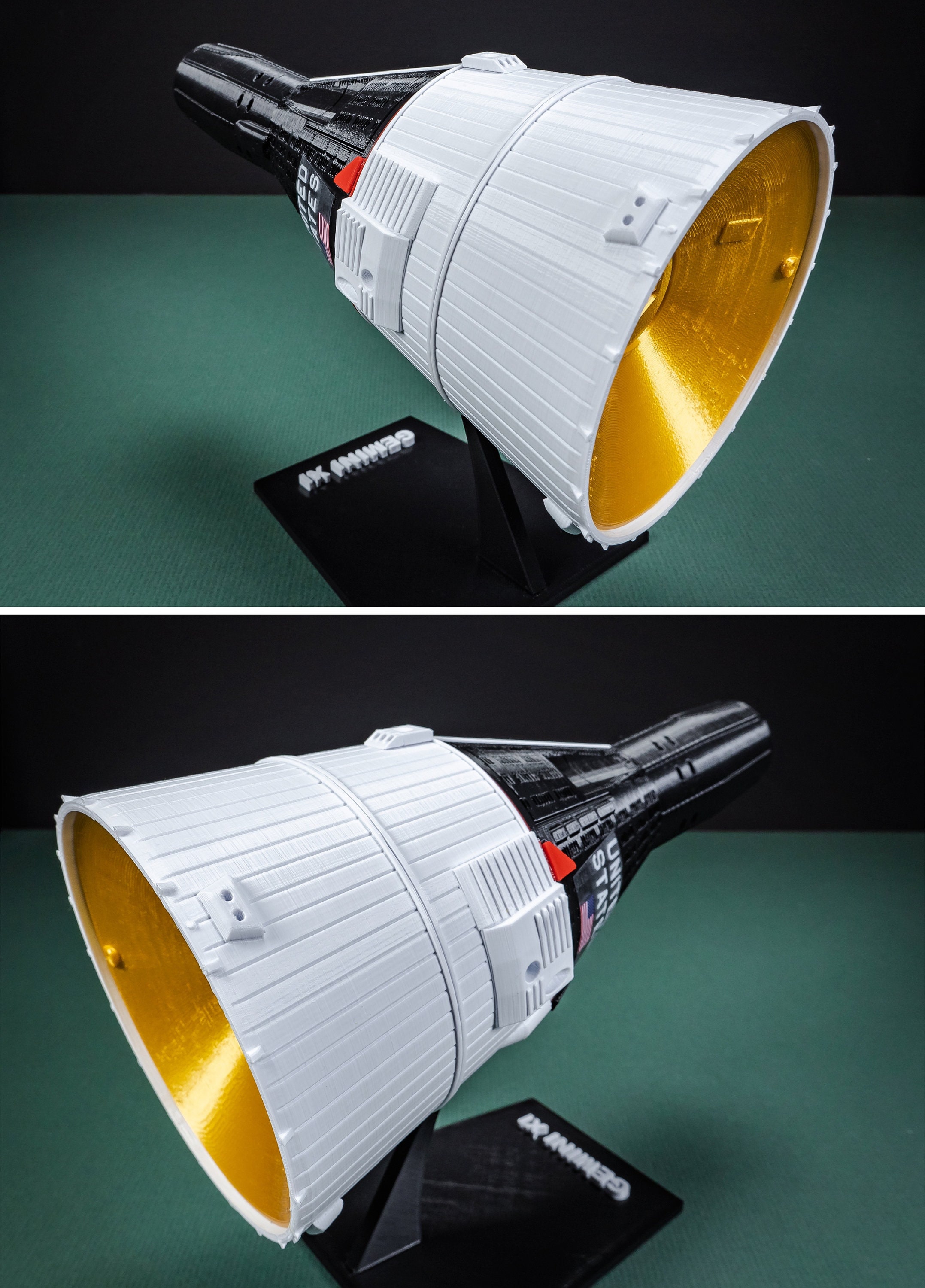 Gemini XI Mission 1/24 Scale Spaceships Plastic Model Rocket Spacecraft ...
