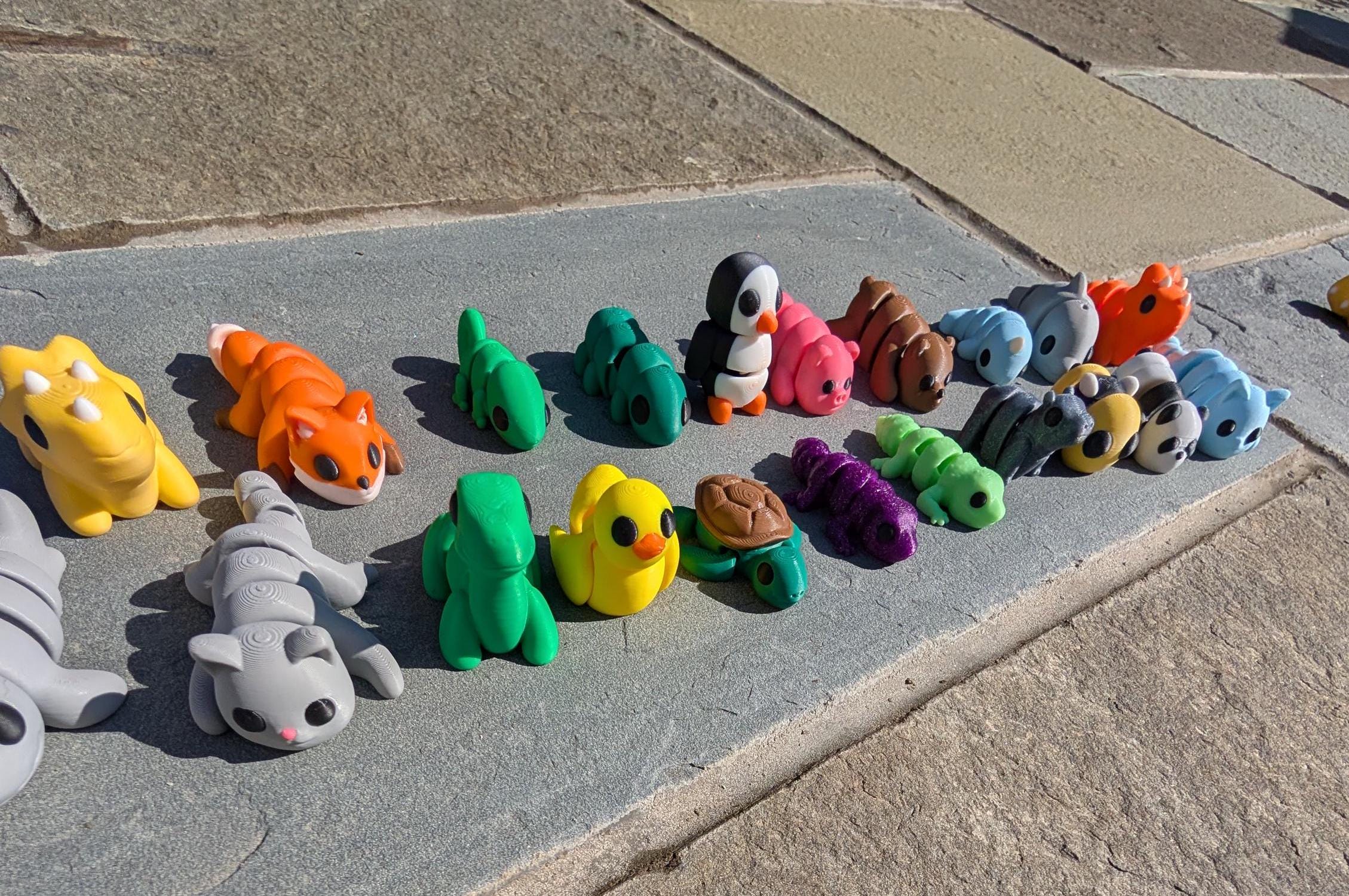 Pick Your Own 3d Printed Mini Animals - Etsy