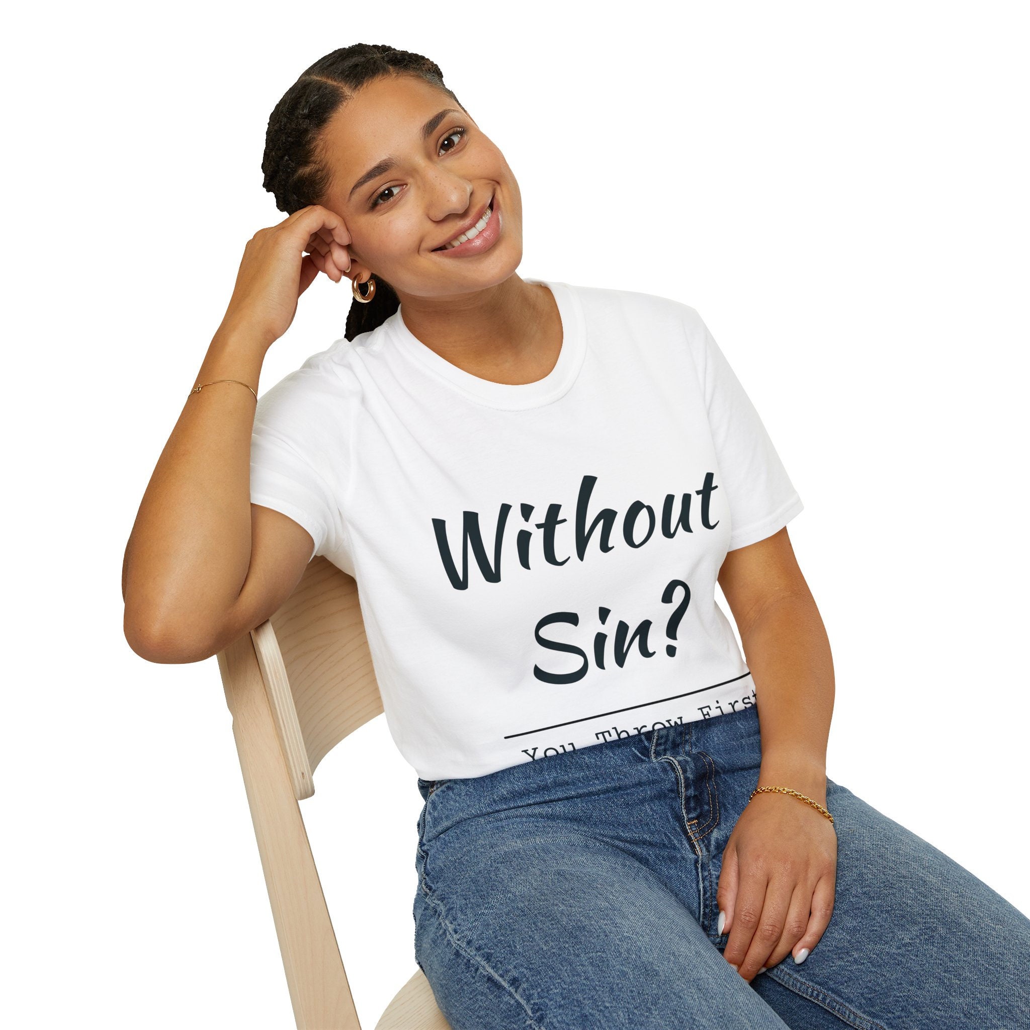Jesus Said He Who is Without Sin Throw the First Stone - Etsy
