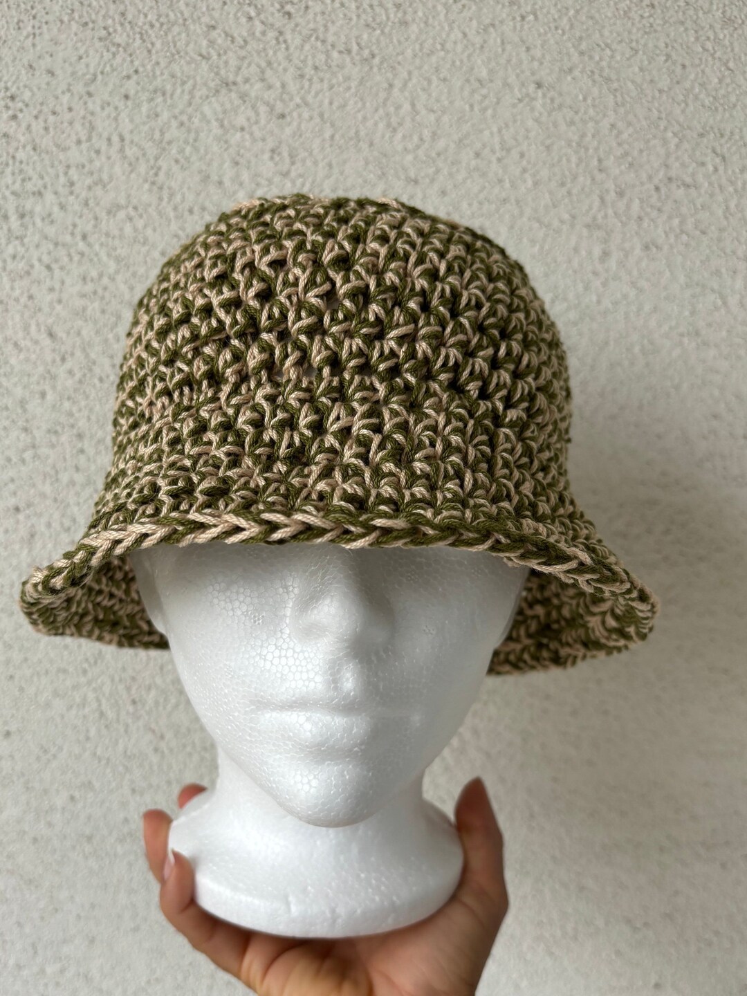 Crochet Bucket Hat color Mix - Etsy