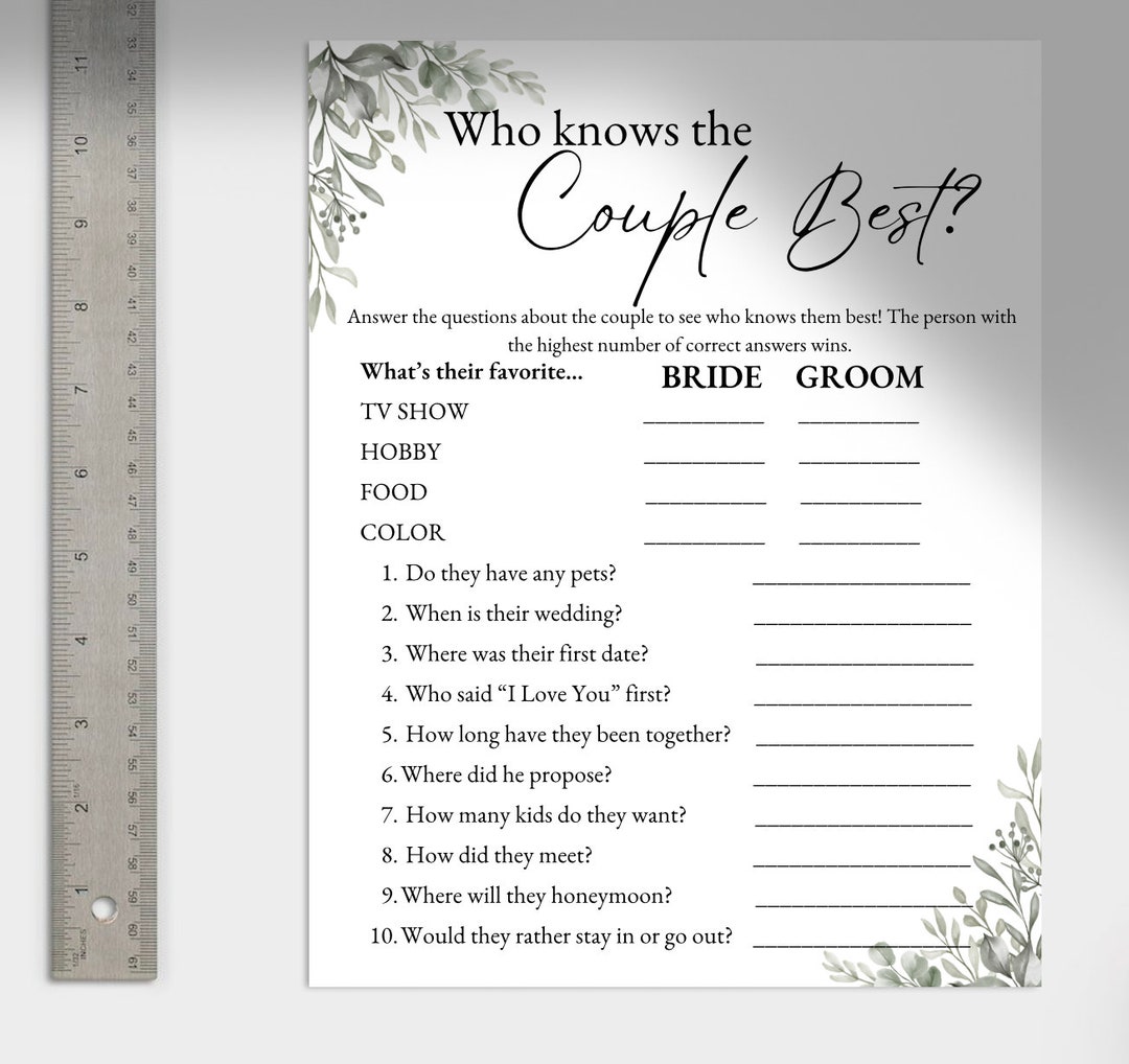 Engagement Party Games: 3 Pack - Etsy
