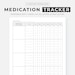 Medication Tracker Printable PDF, Weekly Chart With Checkboxes to Track ...