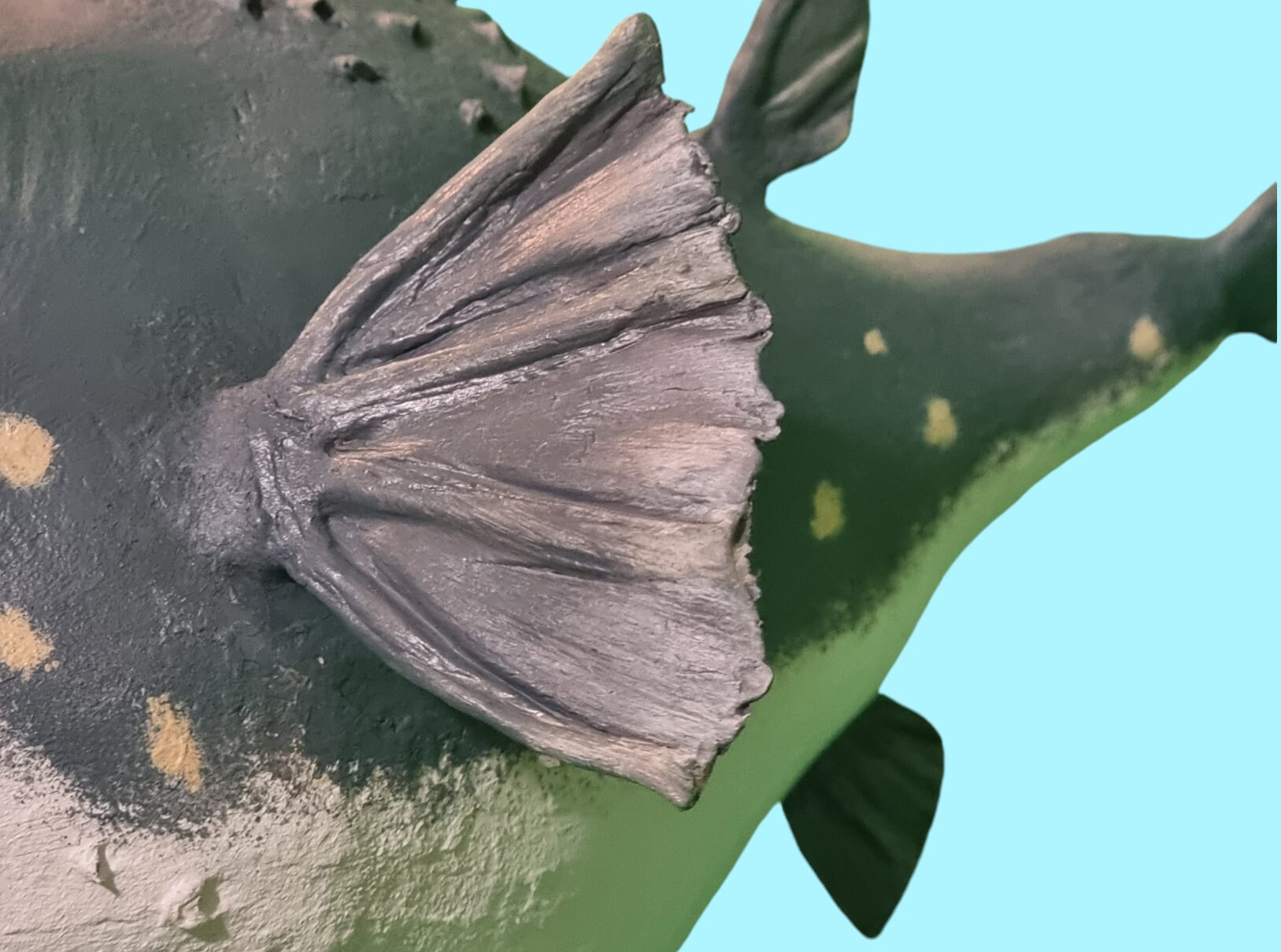 Pufferfish Paper MACHE Clay Handmade Sculpture - Etsy