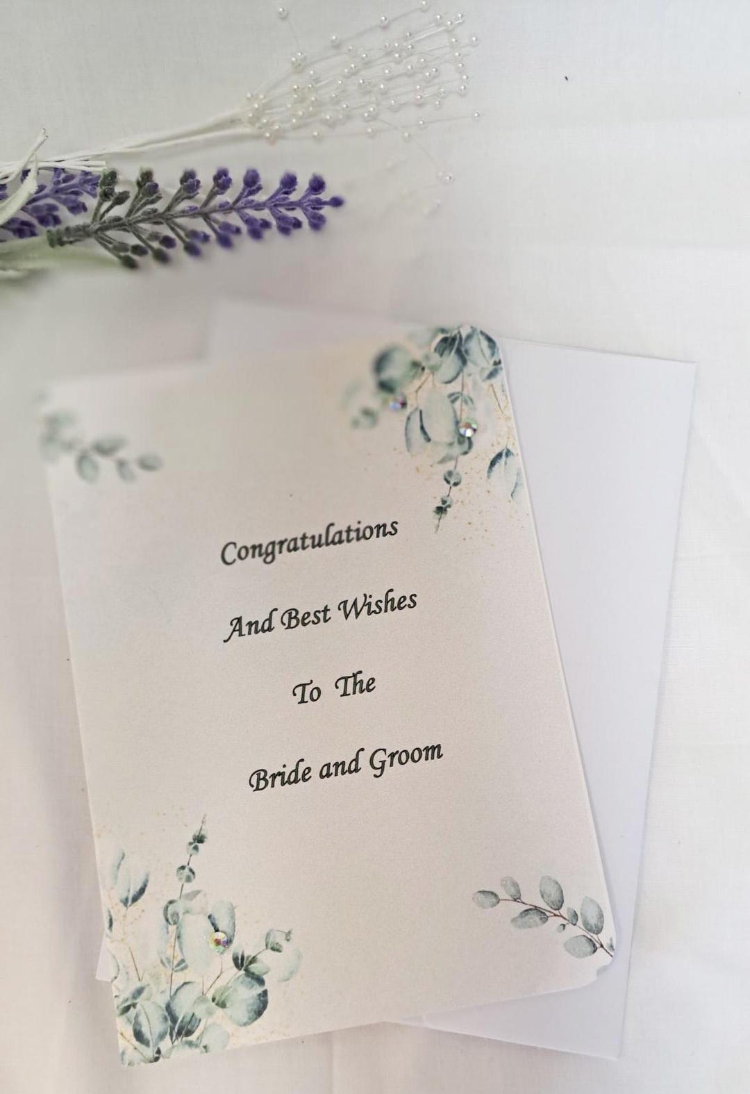 Congratulations to the Bride and Groom Wedding Gift Card - Etsy