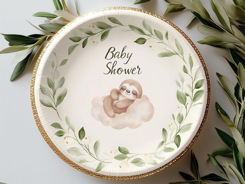 Cute Baby Sloth Clipart, Watercolor Woodland Animal PNG, Cute Sloth ...