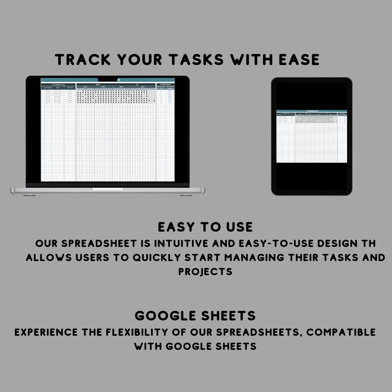 Attendance List Template, Google Sheets Attendance Tracker, Event Sign ...