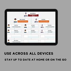 Basic Organizational Chart Template,google Sheets Org Structure ...
