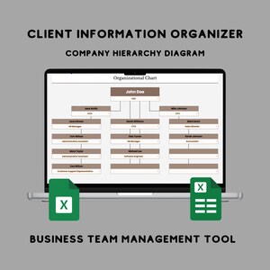 Organizational Chart Template Editable Google Sheets Small Business ...