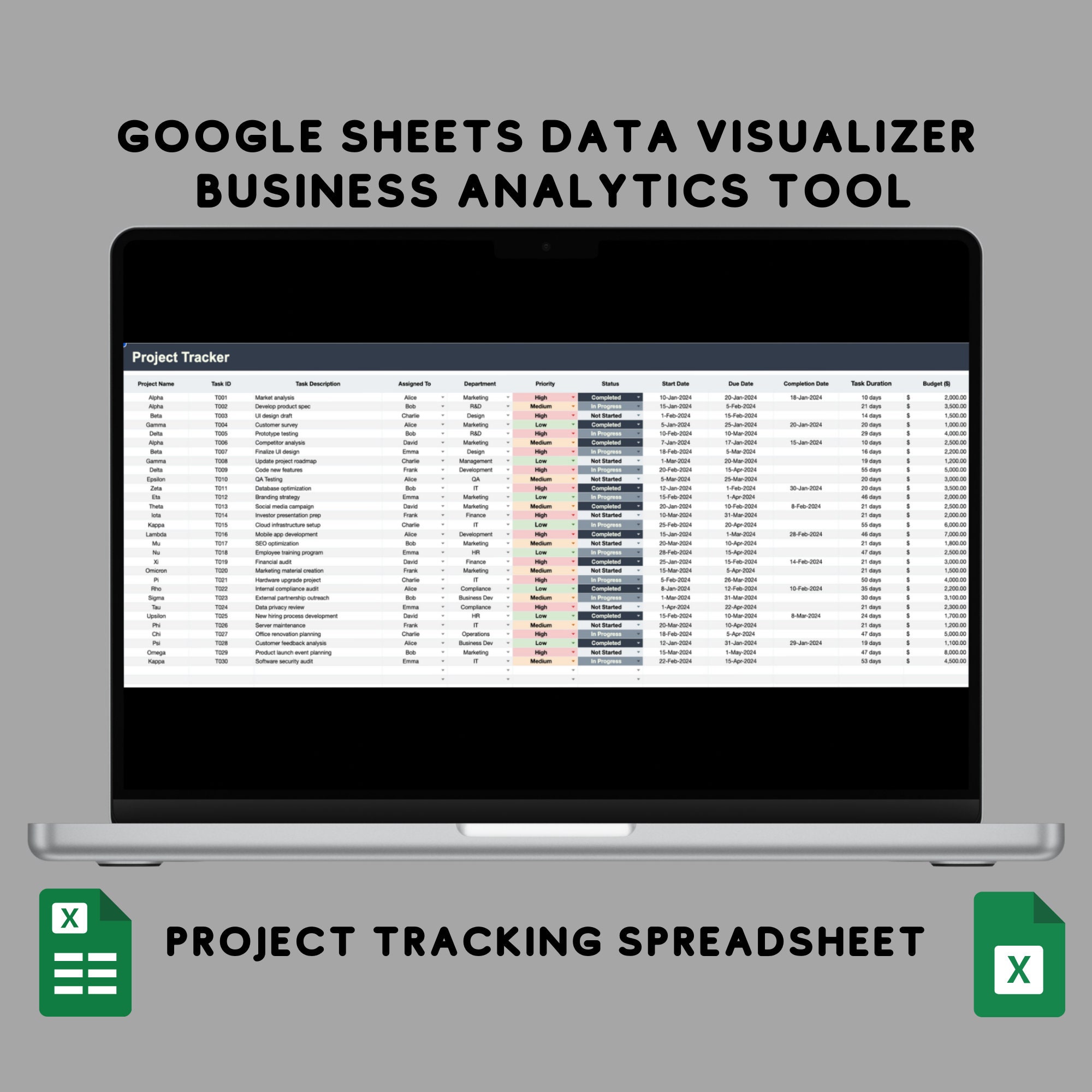 Simple Dashboard Template Google Sheets Data Visualizer Business ...