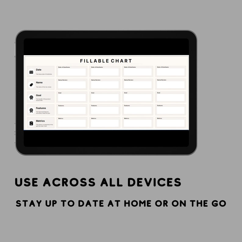 Fillable Chart Template, Google Sheets Data Visualization Tool ...