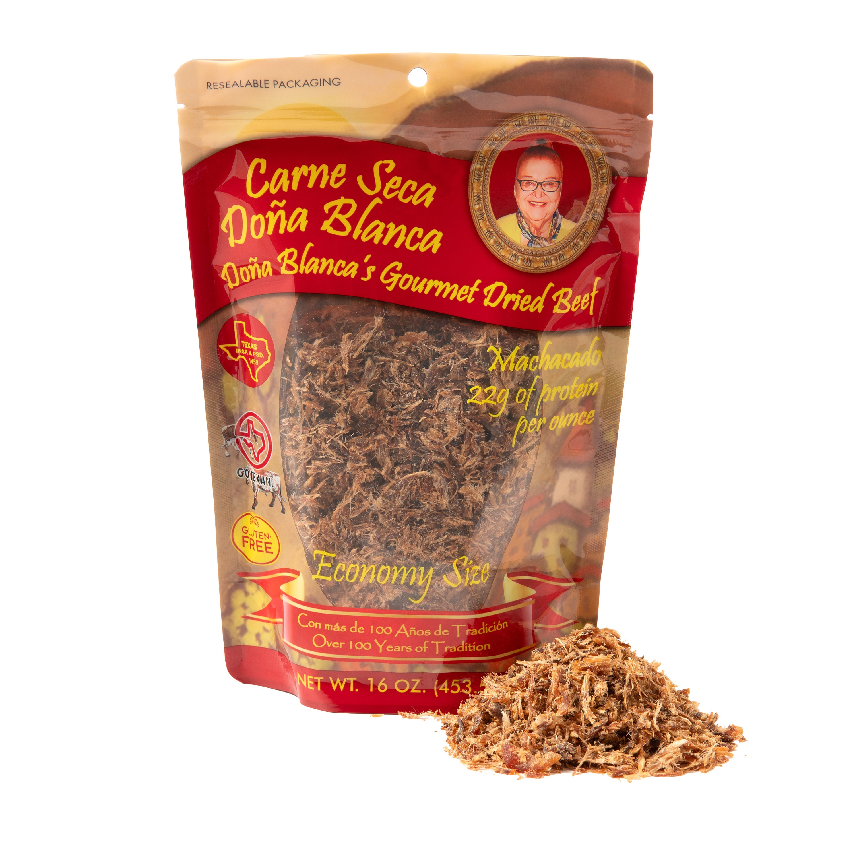 Carne Seca Dona Blanca 2-16 Oz. - Carne Seca - Machacado - Shredded ...