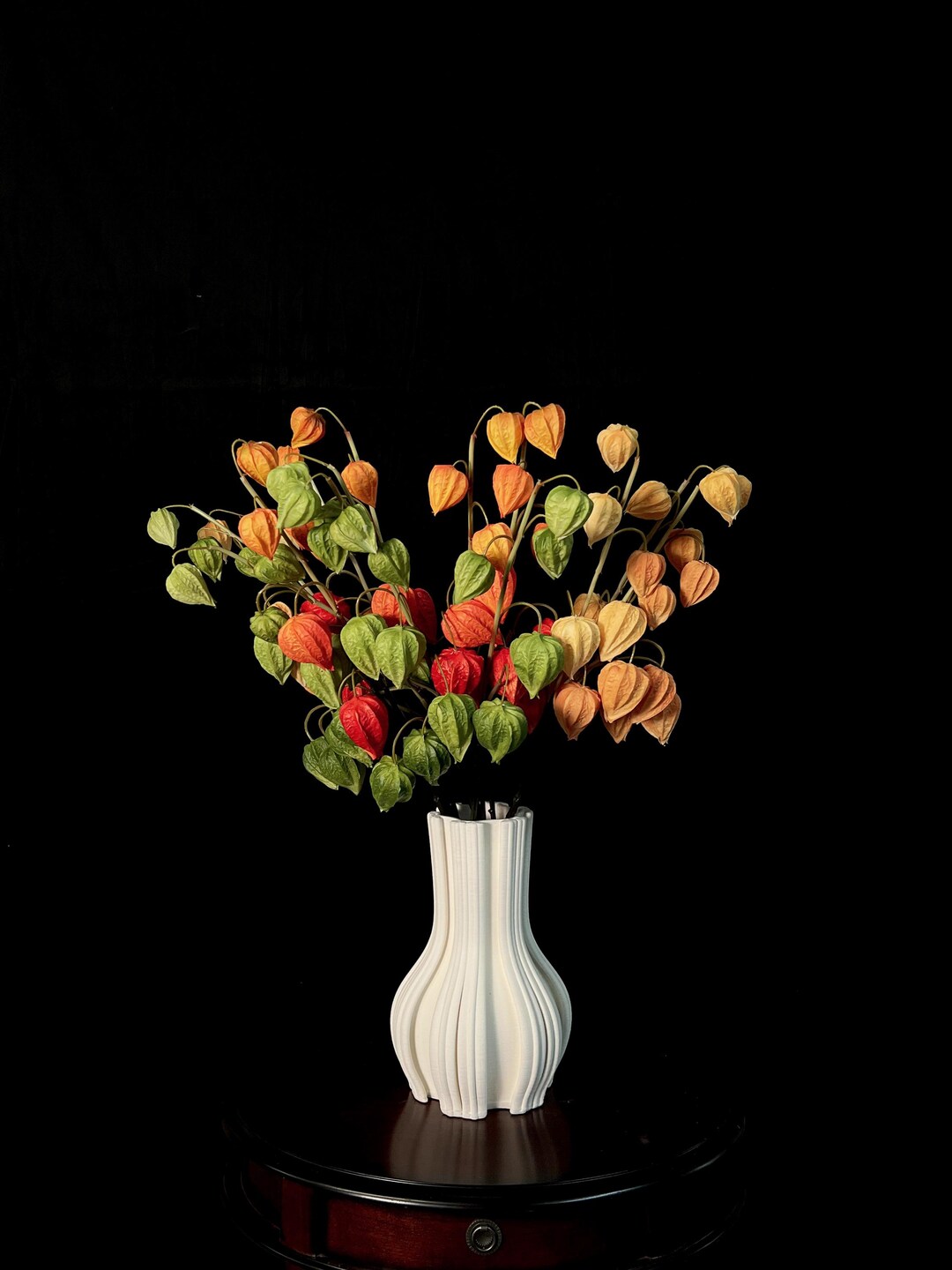 27"real Touch Faux Chinese Lantern Plant Stem, Home/wedding Décor ...