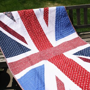 Union Jack Quilt PDF Pattern - Etsy