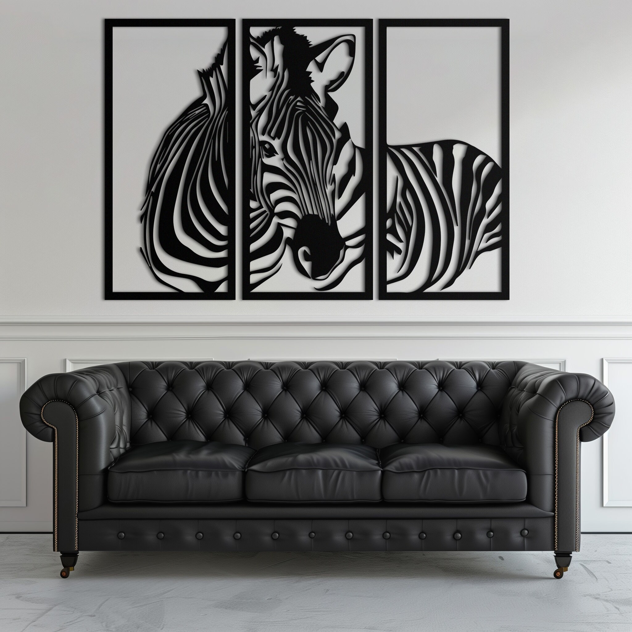 Zebra Metal Wall Decor, Metal Zebra Wall Art,zebra Metal Wall Sculpture ...