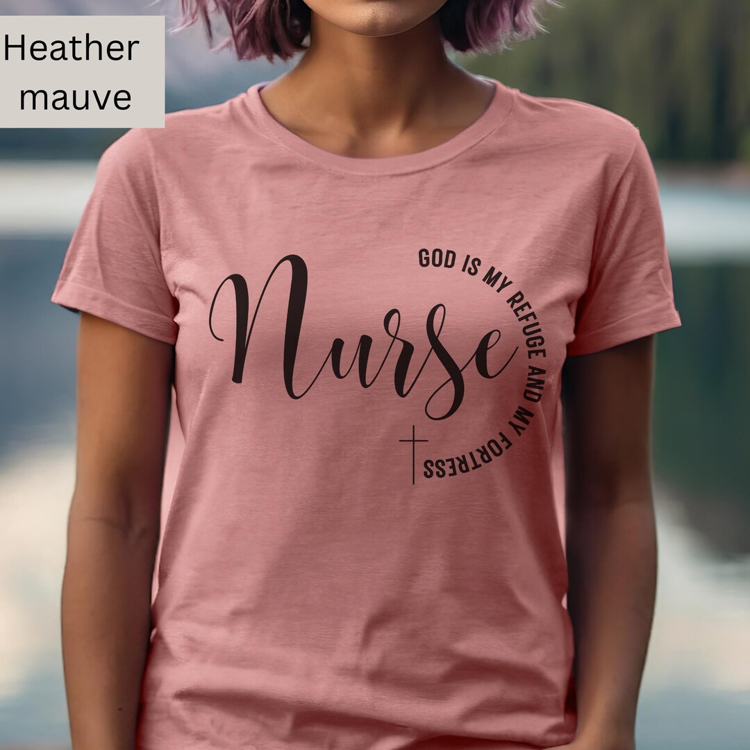 Christian Nurse Shirt, Catholic Nurse Shirt, Religious Nurse Shirt ...