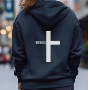 Cross Hoodie, Christian Hoodie, Catholic Hoodie, Faith Sweater ...