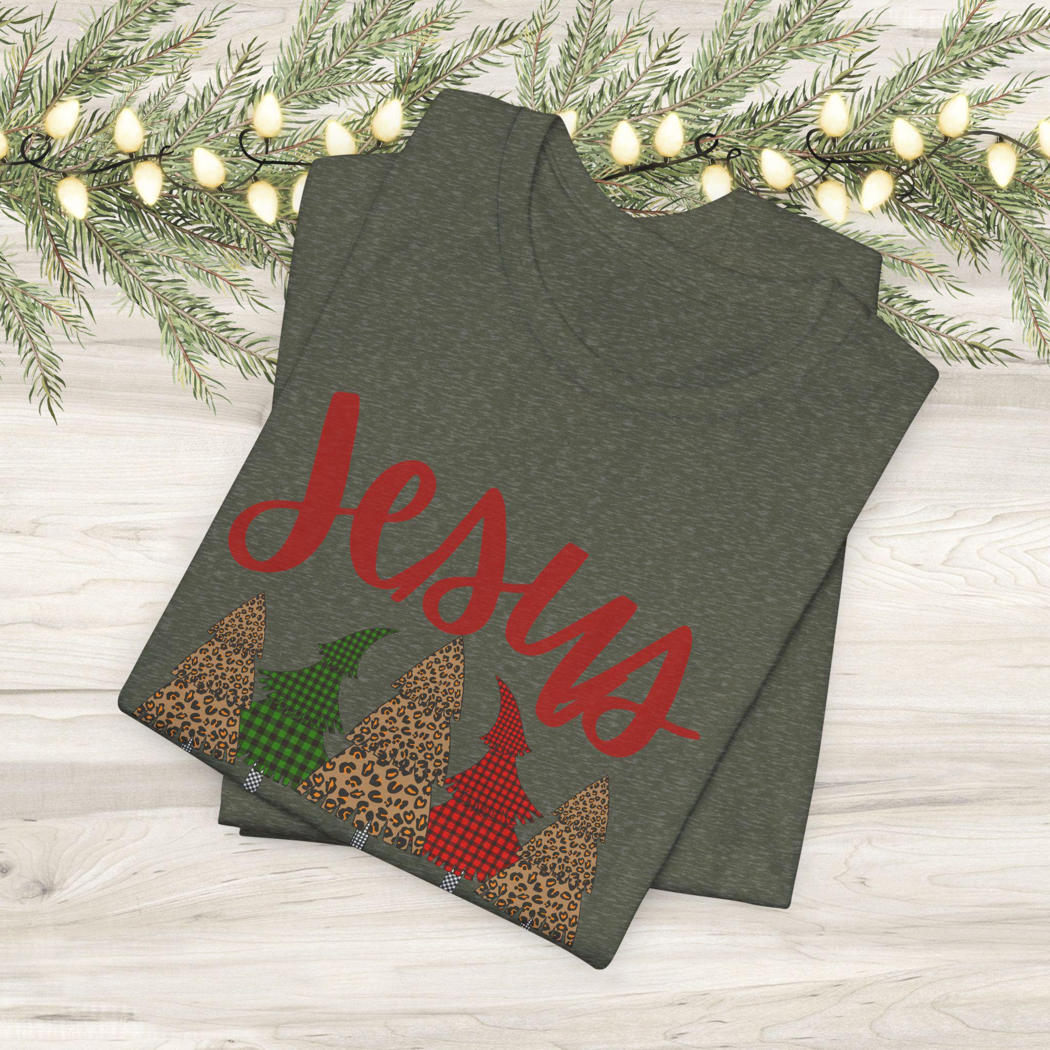 Christian Christmas Shirt, Christmas Christ Shirt, Jesus X-mas Shirt ...