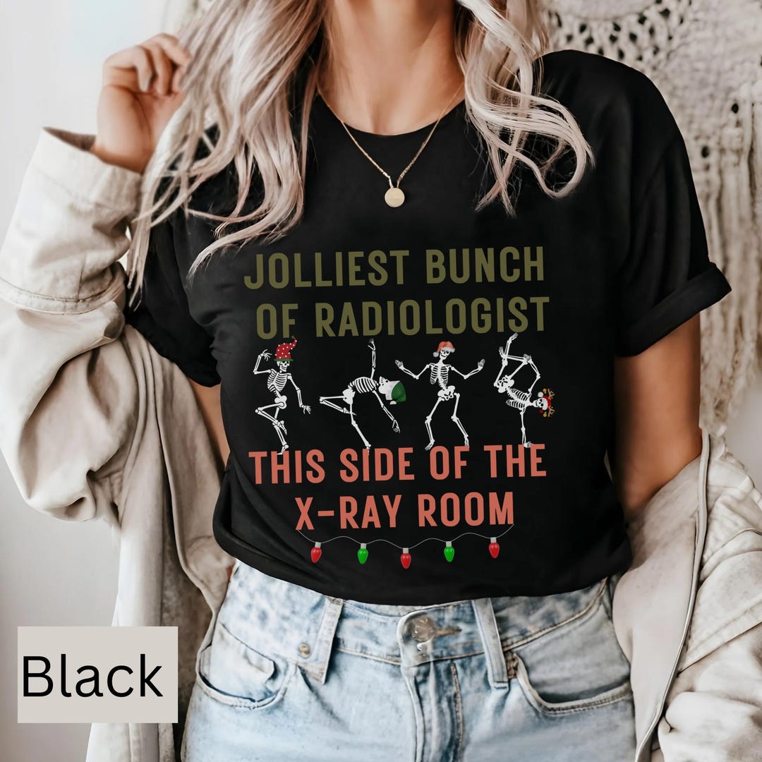 Radiologist Christmas Tee, X-ray Tech T-shirt, Rad Tech T-shirt ...