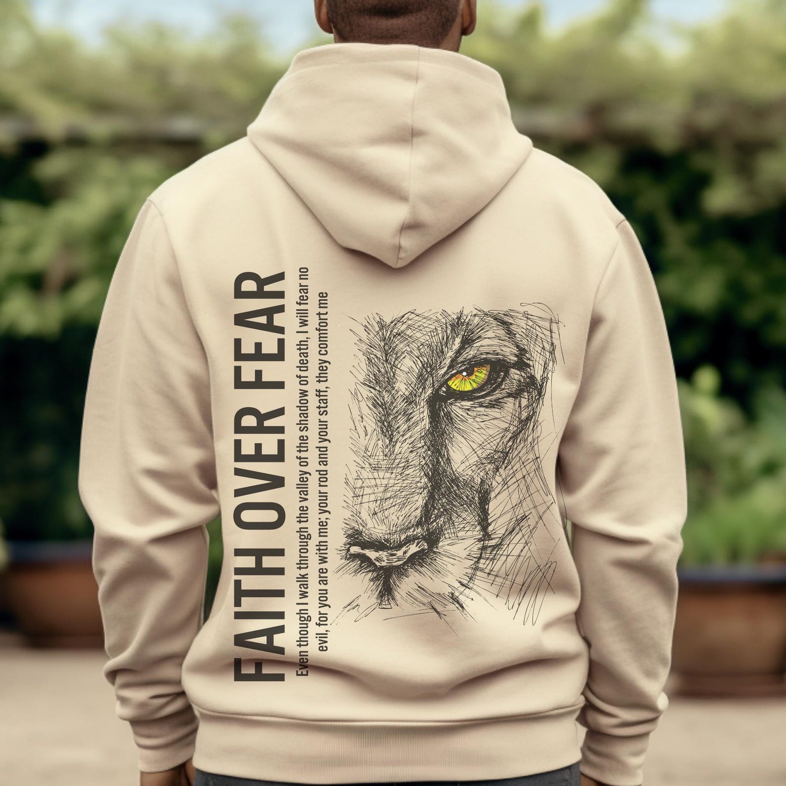 Faith Over Fear Hoodie, Faith Over Fear Sweatshirt, Christian Hoodie ...