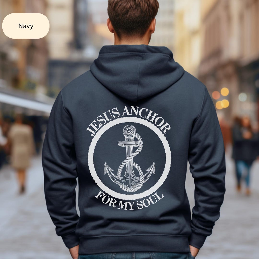Christian Cross Hoodie, Catholic Man Hoodie, Religious Hoodie, Faith ...