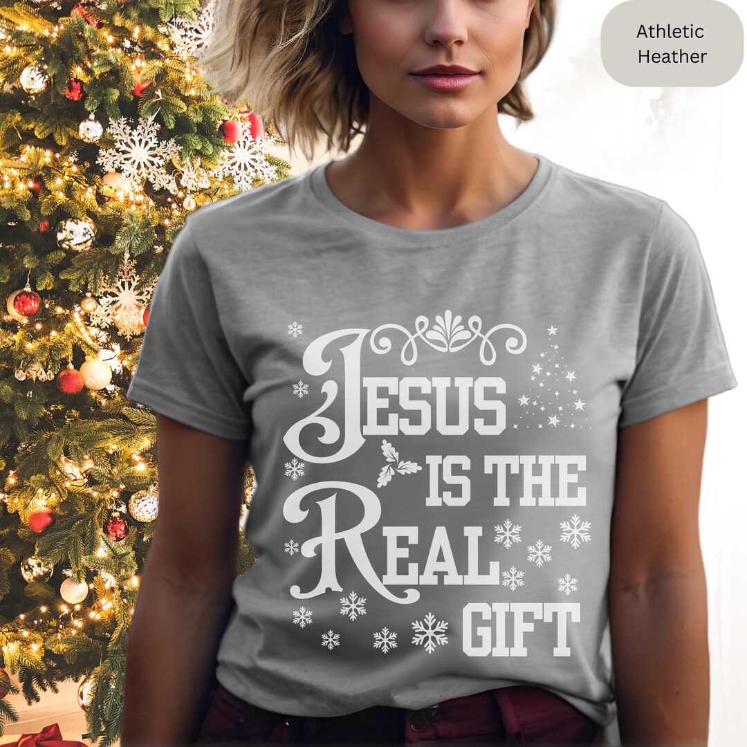 Christian Christmas Shirt, Christmas Christ Shirt, Jesus X-mas Shirt ...