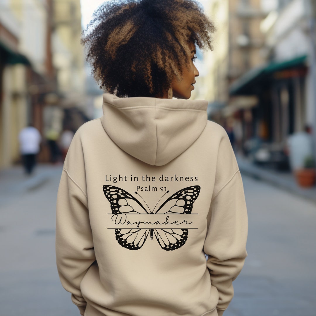Waymaker Hooded Sweatshirt, Religious Hoodie, Catholic Hoodie, Monarch ...