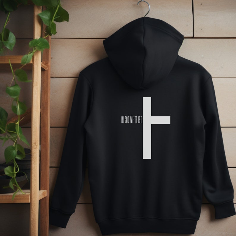 Cross Hoodie, Christian Hoodie, Catholic Hoodie, Faith Sweater ...