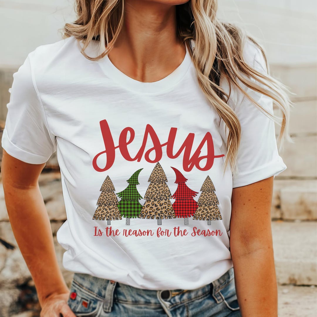 Christian Christmas Shirt, Christmas Christ Shirt, Jesus X-mas Shirt ...