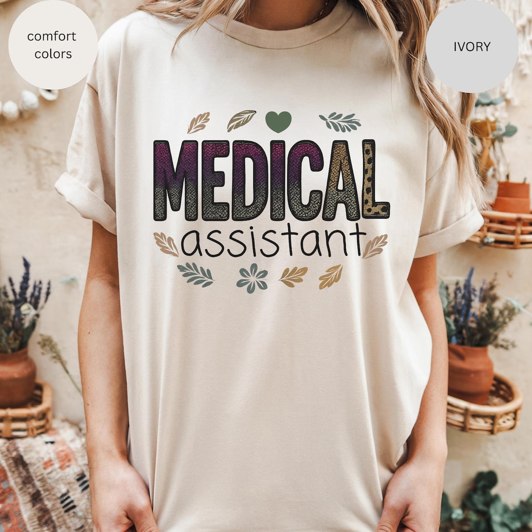 Medical Assistant T-shirt, Healthcare Worker Tee, Frontline Hero Shirt ...