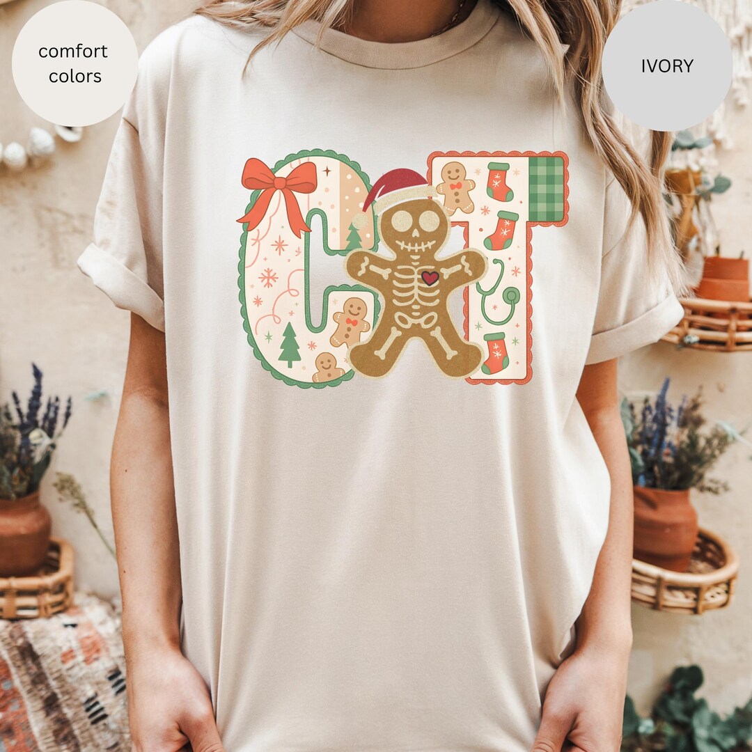 Christmas CT Scan Shirt, Comfort Colors Tee, Xmas X-ray Tee, Holiday ...