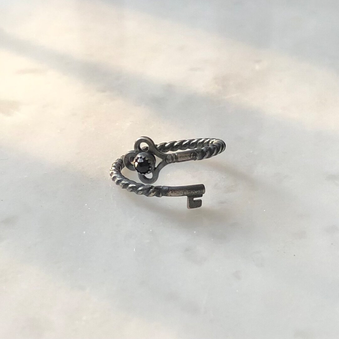 Hekate Talisman Key Adjustable Ring , Wrapped Key Design, Paired With ...