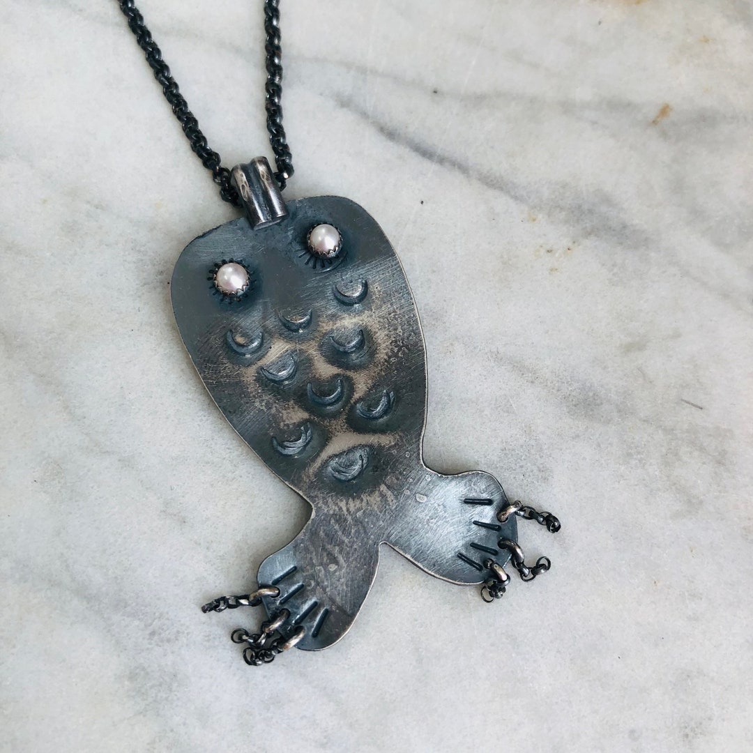 Persian Fish Goddess Talisman: Pisces Atergatis Pearl Figurine - Etsy