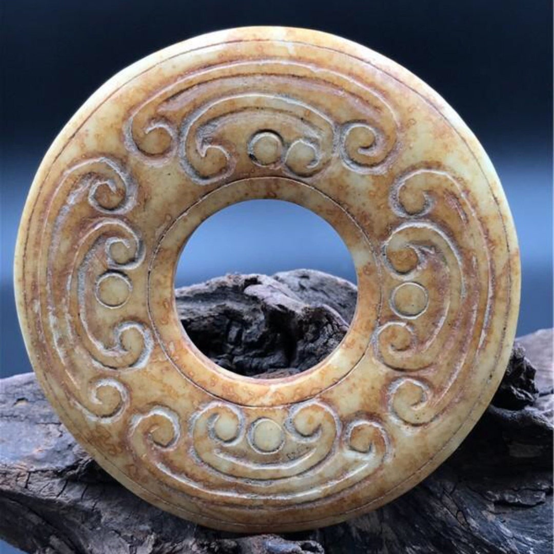 Serpentine Jade, Cloud Carving, Jade Jewellery, Antiques - Etsy