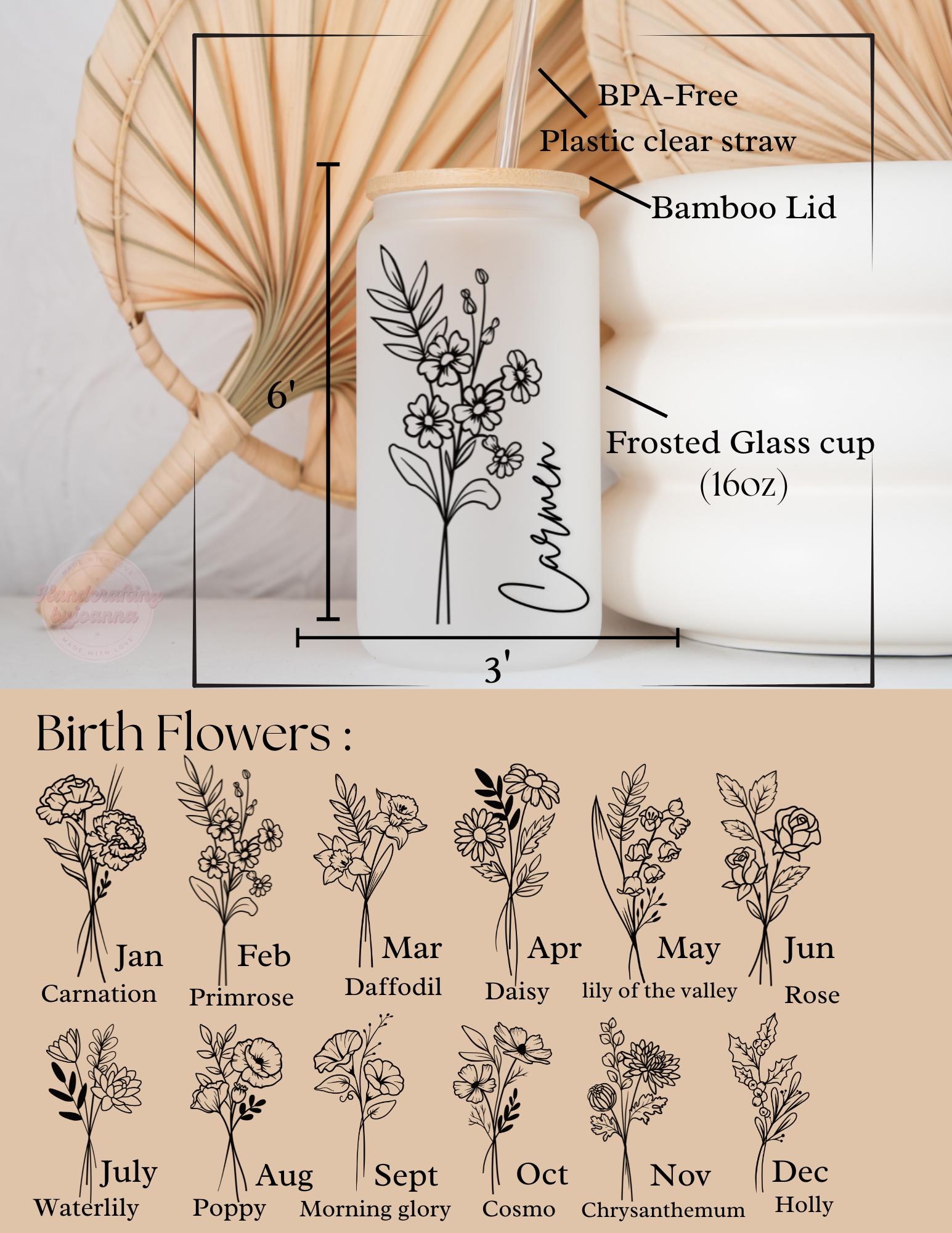 Personalized Birth Flower Libby, Gifts for Her, Mother's Day Gift ...