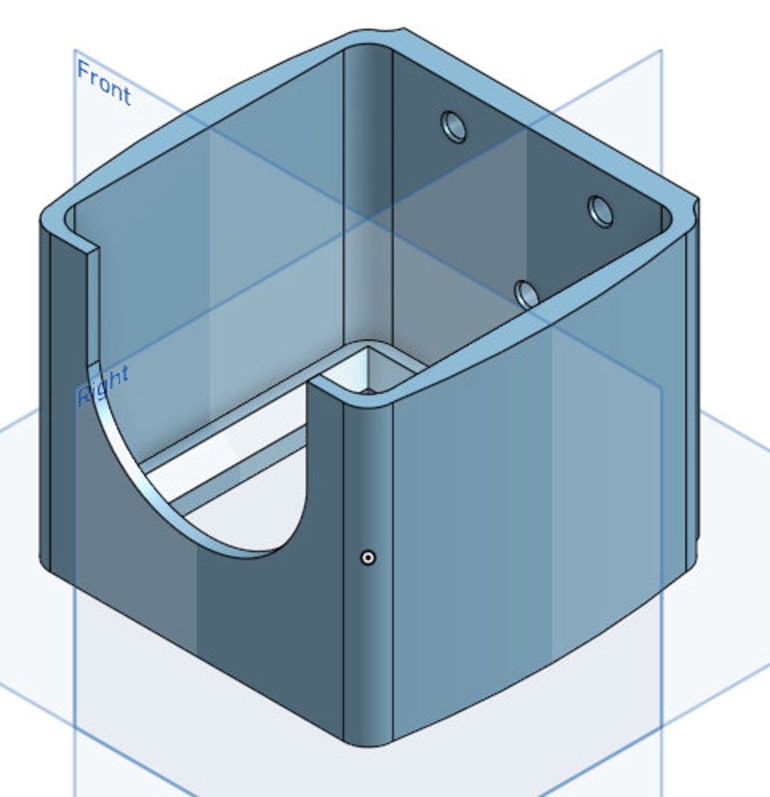 STL File - 1/2" Impact Wall Mount - Etsy