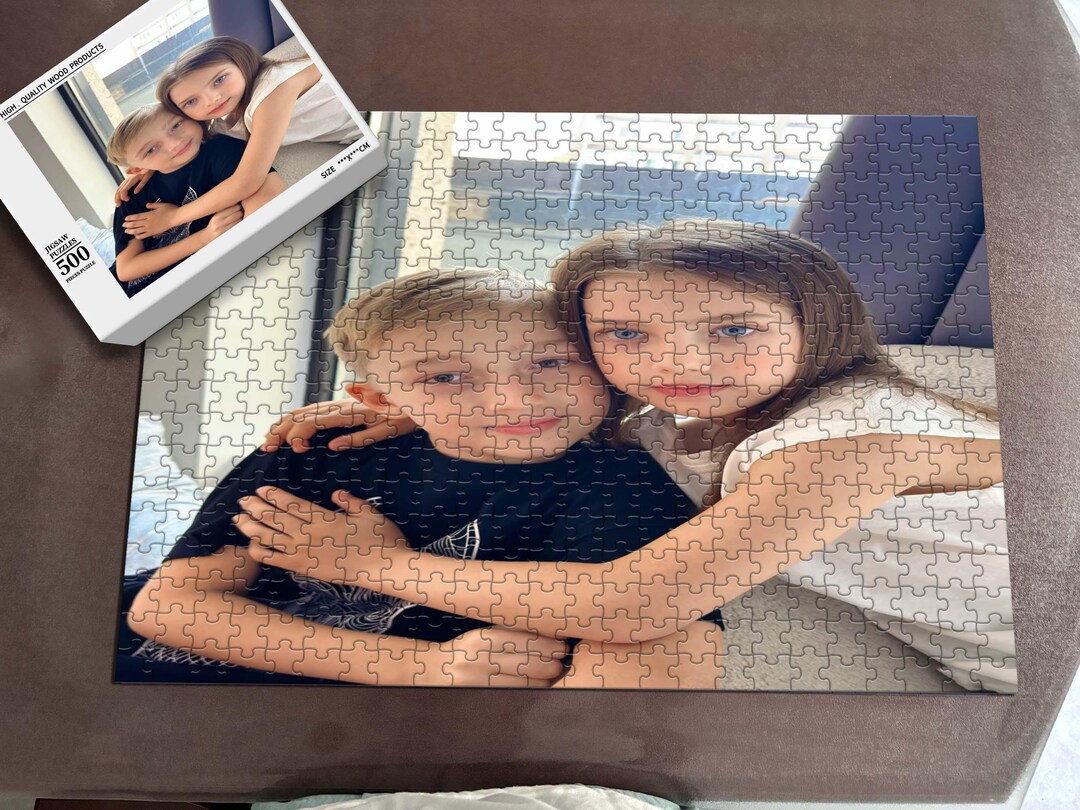 Personalized Puzzle, Children's Photo Custom Puzzle, Custom Wooden ...
