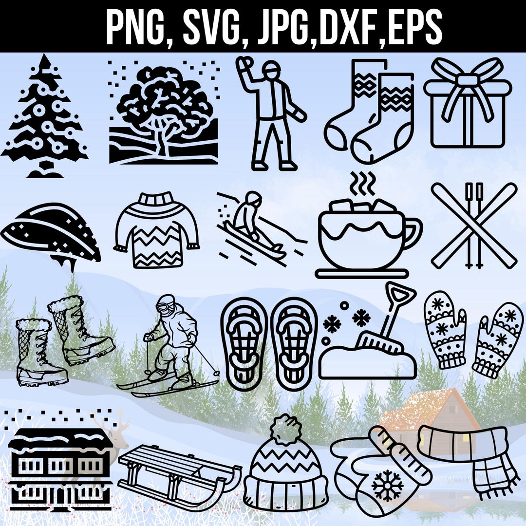 Christmas Svg Bundle, Cut Files, Sublimation, Christmas Clipart ...